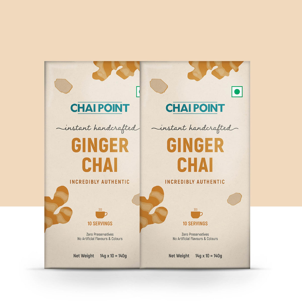 Buy Instant Ginger Tea (Pack of 20) Online at Best Price | Chai Point